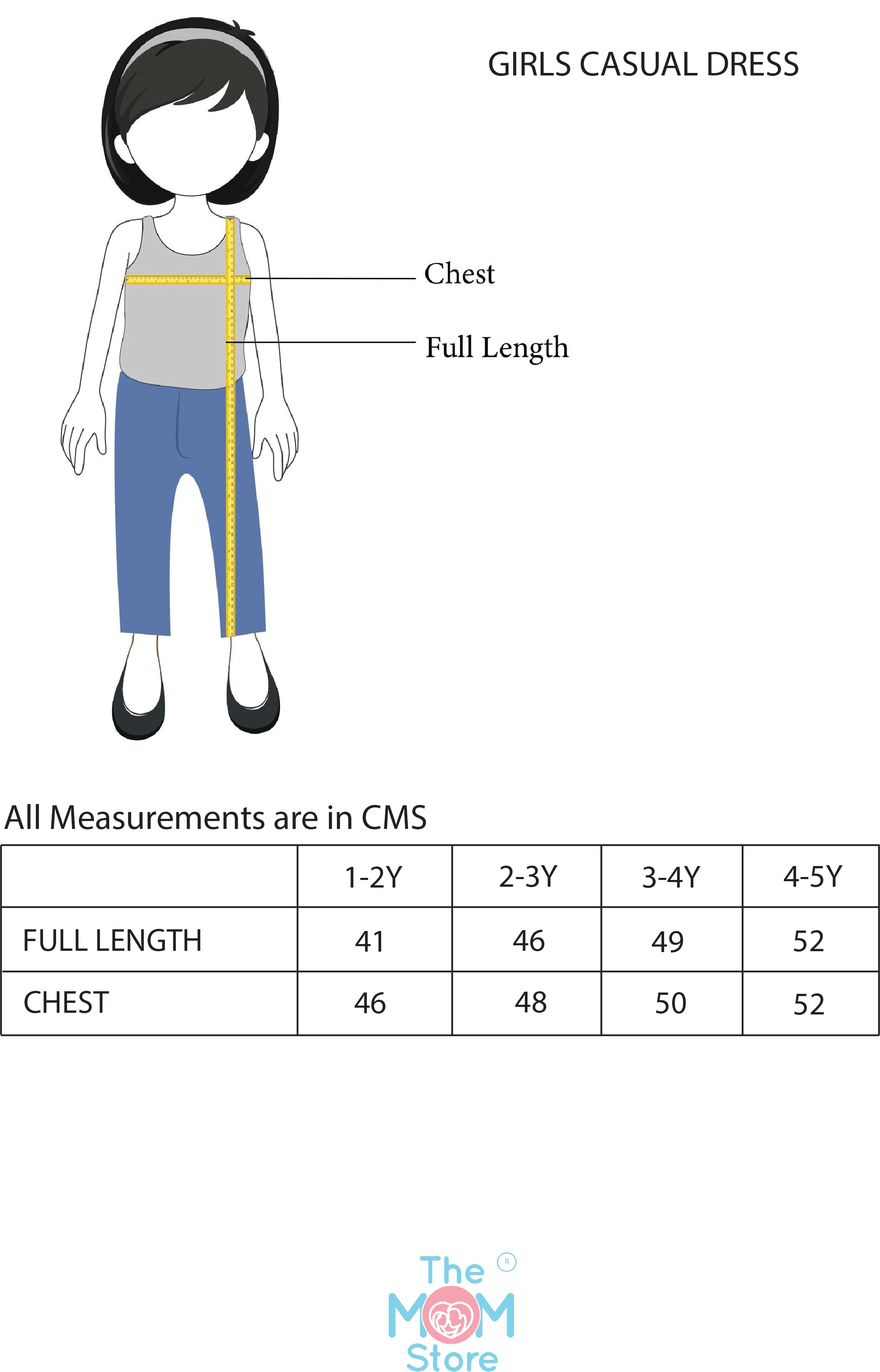 Little Hearts Girls Casual Dress | Girls Casual Dress Online – The Mom ...