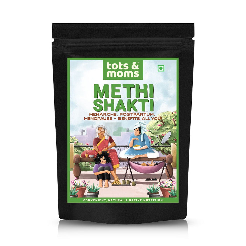 Tots & Moms Methi Shakti Powder | Available On The Mom Store